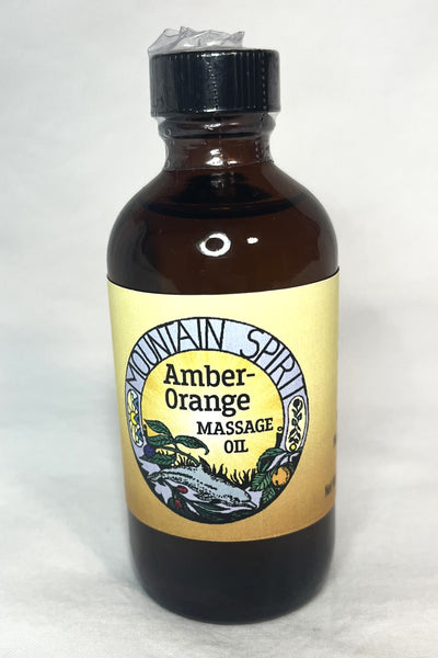 Amber-Orange Original Massage Oil – Mountain Spirit Herbal Co.